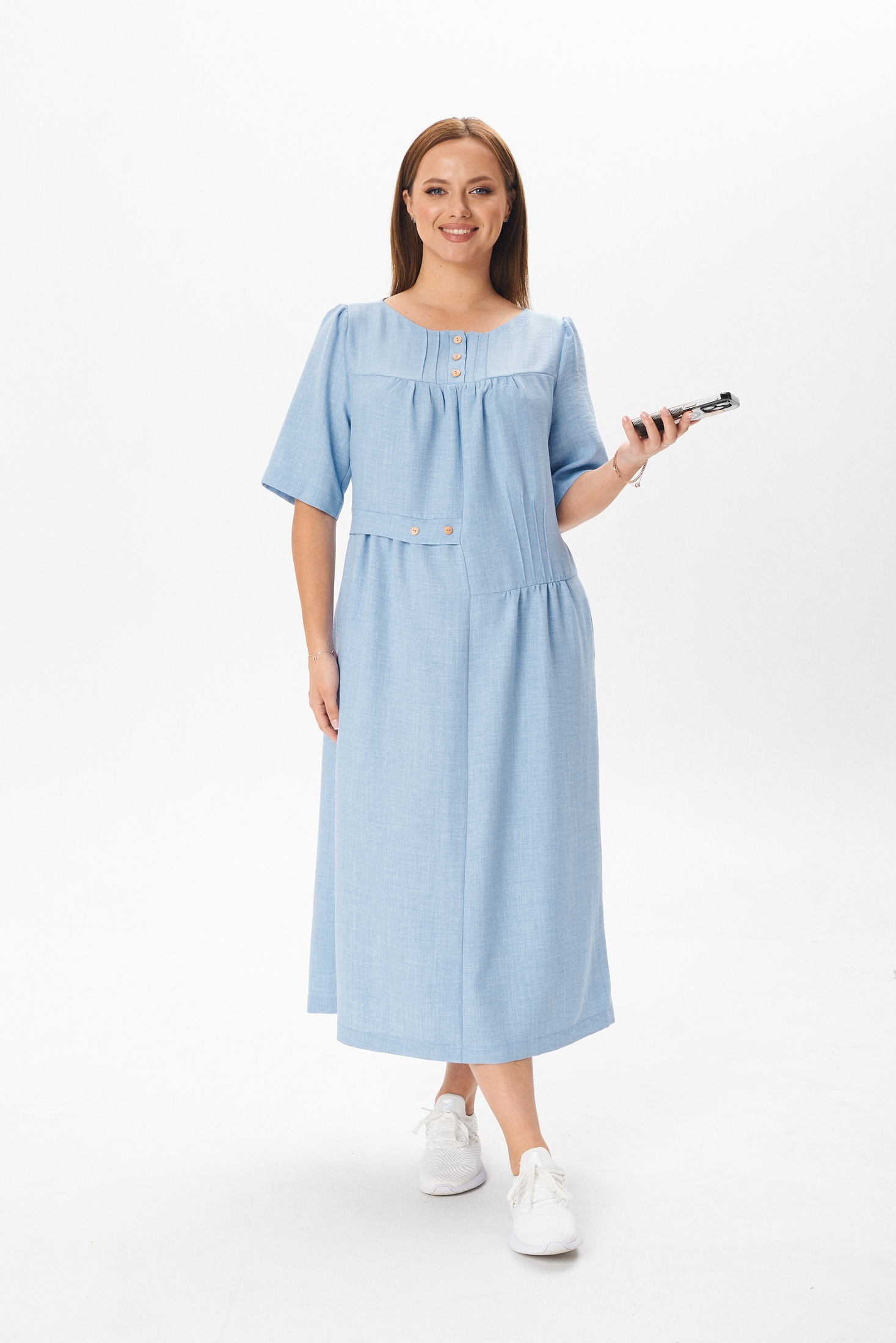 Платье 7987 голубой Tvin купить в интернет магазине Велесмода